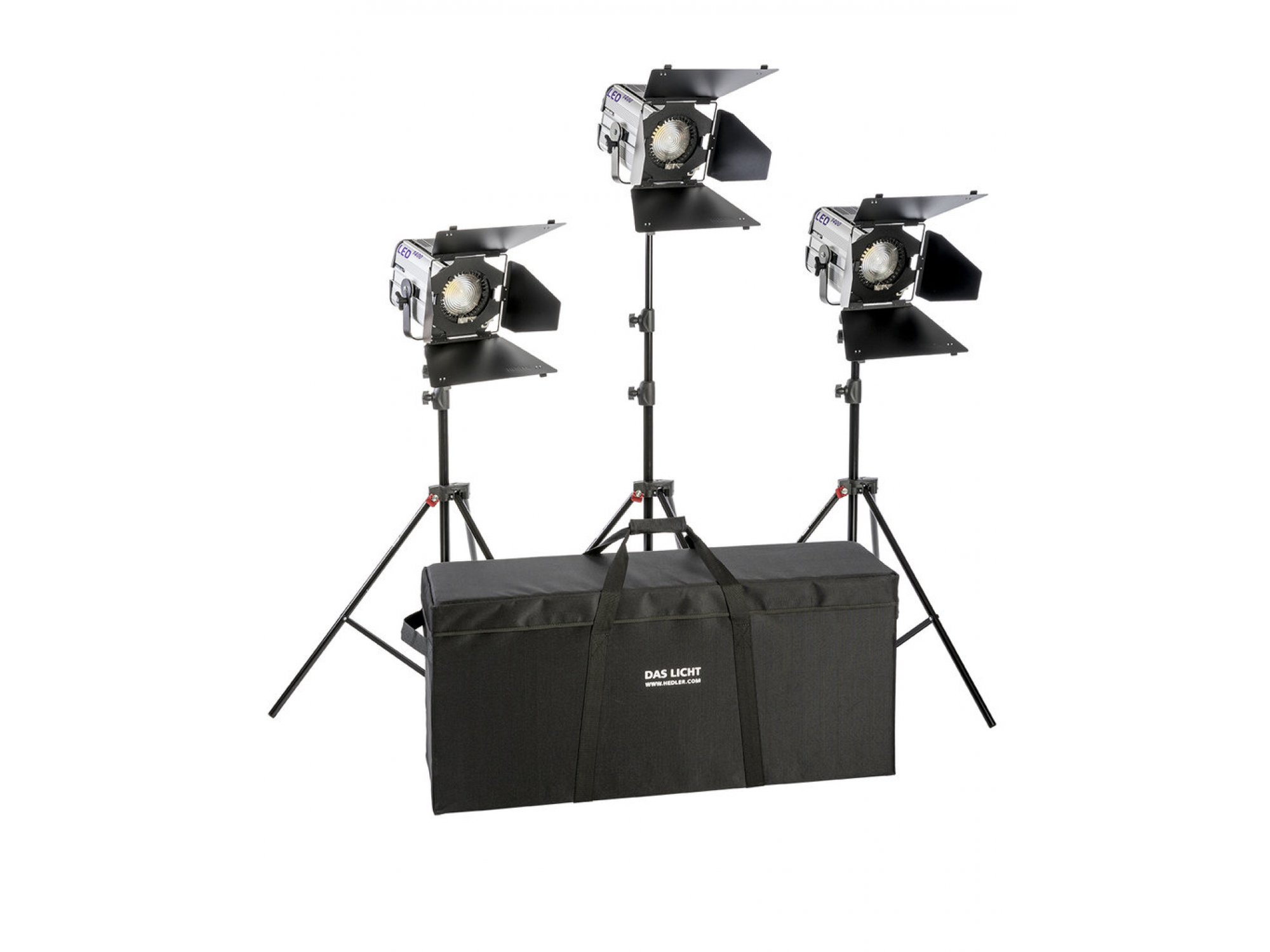 HEDLER Triple Kit LED 1400 Sets Hedler Set Tageslicht 5600
